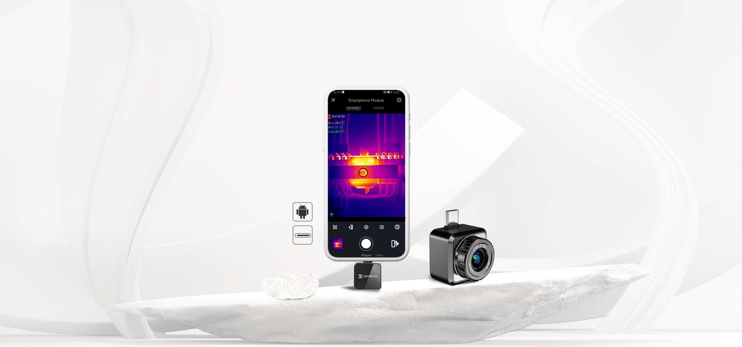 HIKMICRO Mini2 Plus Thermal Imaging Camera for Android Smartphone ...