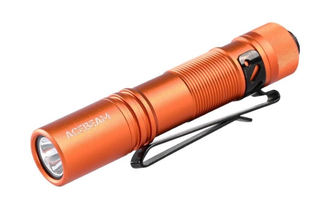 Acebeam Pokelit AA Everyday Flashlight - 550 Lumen, Orange ...
